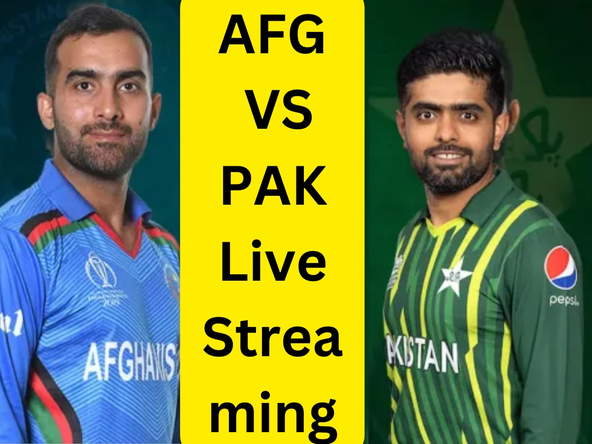 AFG vs PAK 1st ODI Live Streaming How to watch Afghanistan vs Pakistan ...