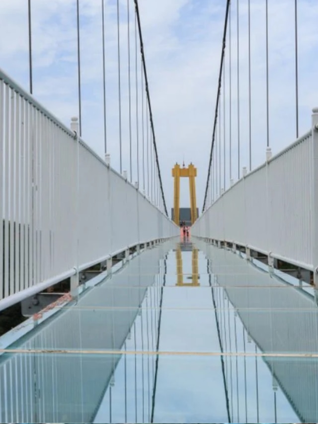 Madhya Pradesh first glass bridge built on Brihaspati Kund waterfall ...