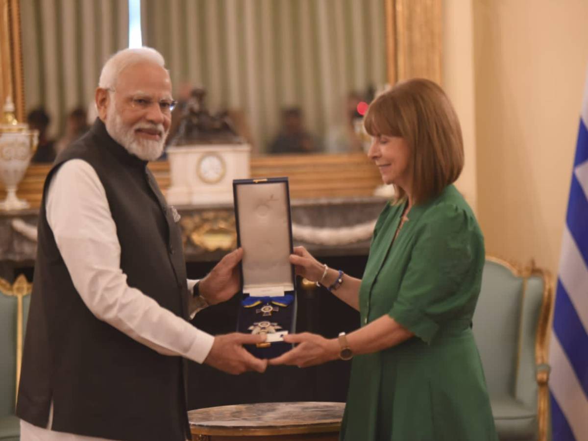 pm narendra modi greece visit conferred with grand cross of the order ...