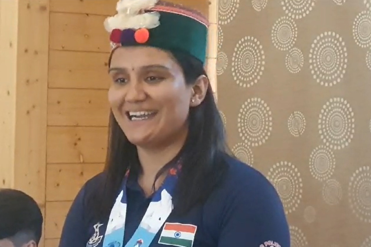 himachal pradesh Shimla Monika Negi won gold medal in 81 kg category ...