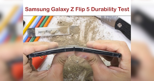 Samsung Galaxy Z Flip 5 durability test Unique Story scratch burn and ...