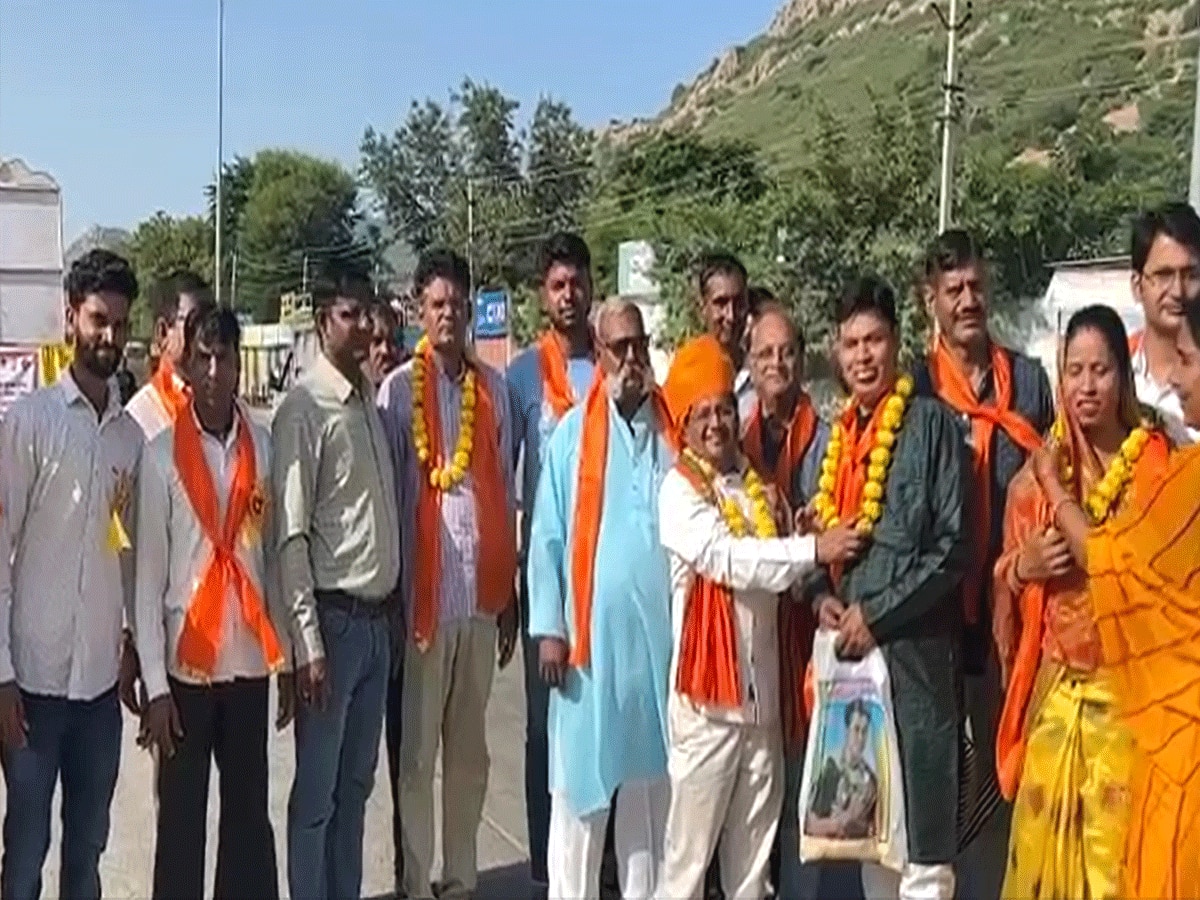 Alwar News BJP huge march from Alwar to Bhartari Dham |Alwar News: BJP की अलवर से भरतरी धाम तक ...