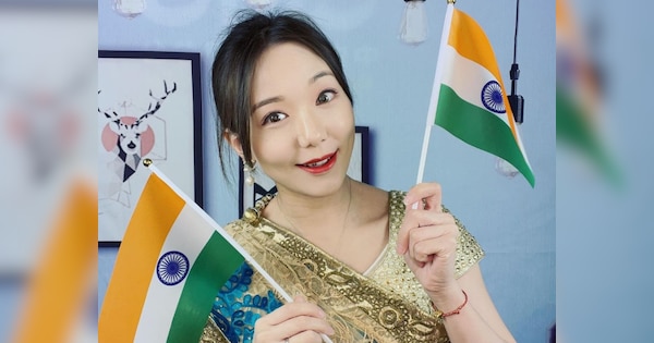 know chinese meera love india speaks hindi loves indian sarees culture ...