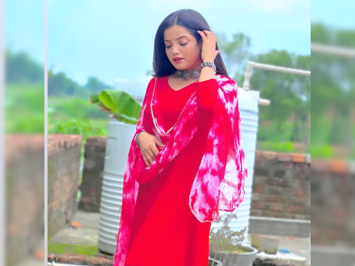 Bhojpuri Actress Sona Singh Became Sensation on Social Media in Salwar ...