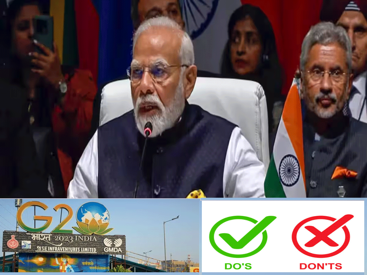 G 20 Summit Pm Modi Told Ministers What To Do And What Not To Do