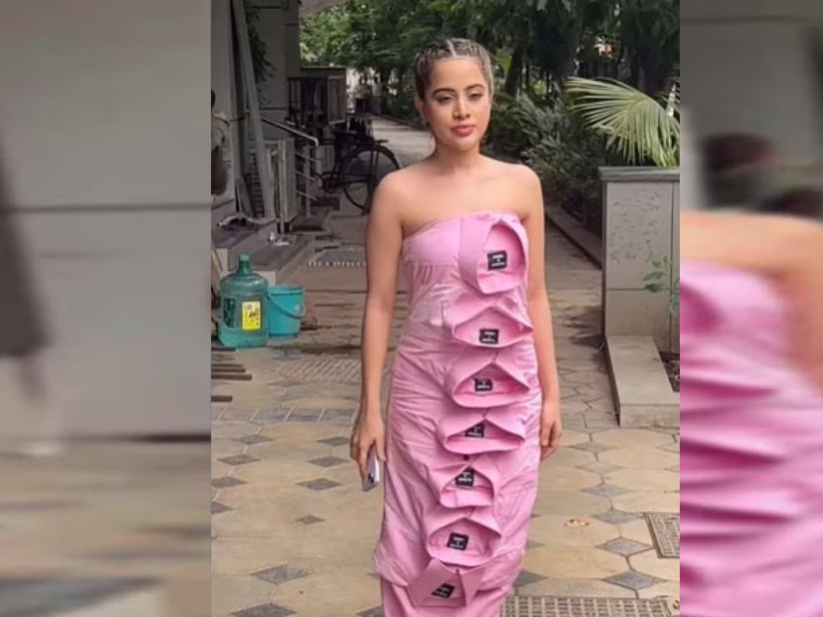 Urfi Javed wore such a dress that stunned people watch trending video ...