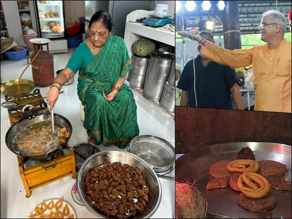 Teeja Pora Tihar Preparation In CM House Bhupesh Baghel Wife Photo ...