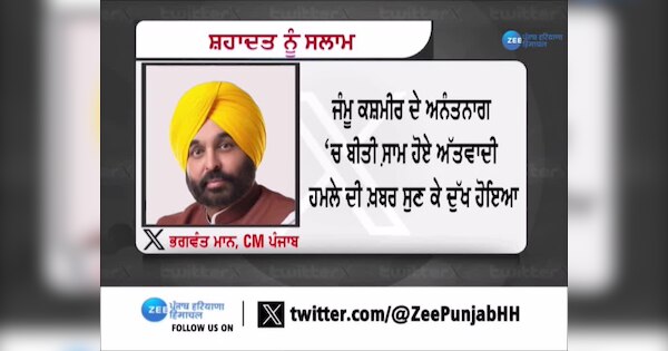 Punjab CM Bhagwant Mann on Colonel Manpreet Singh Death News | Colonel ...