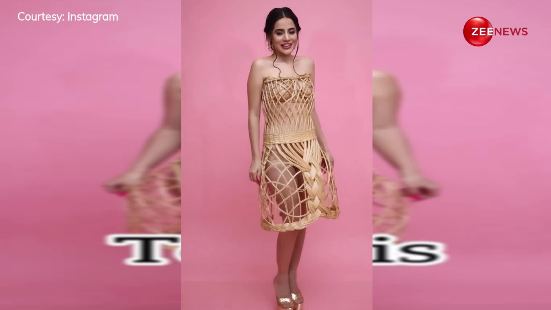 New Look urfi javed wore vegetable basket on her body user said only ...