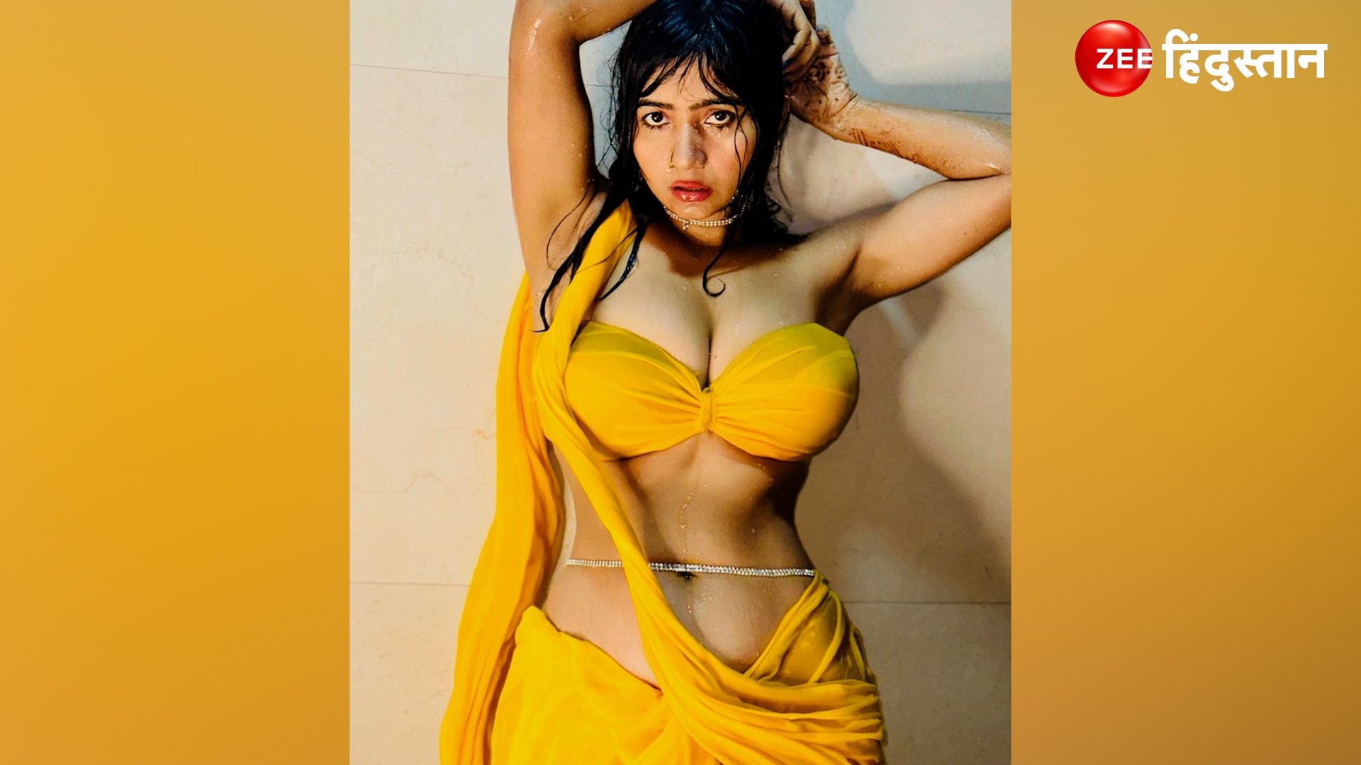 Neha singh bathroom video leaked while taking bath showing her completely wet body in front of ...