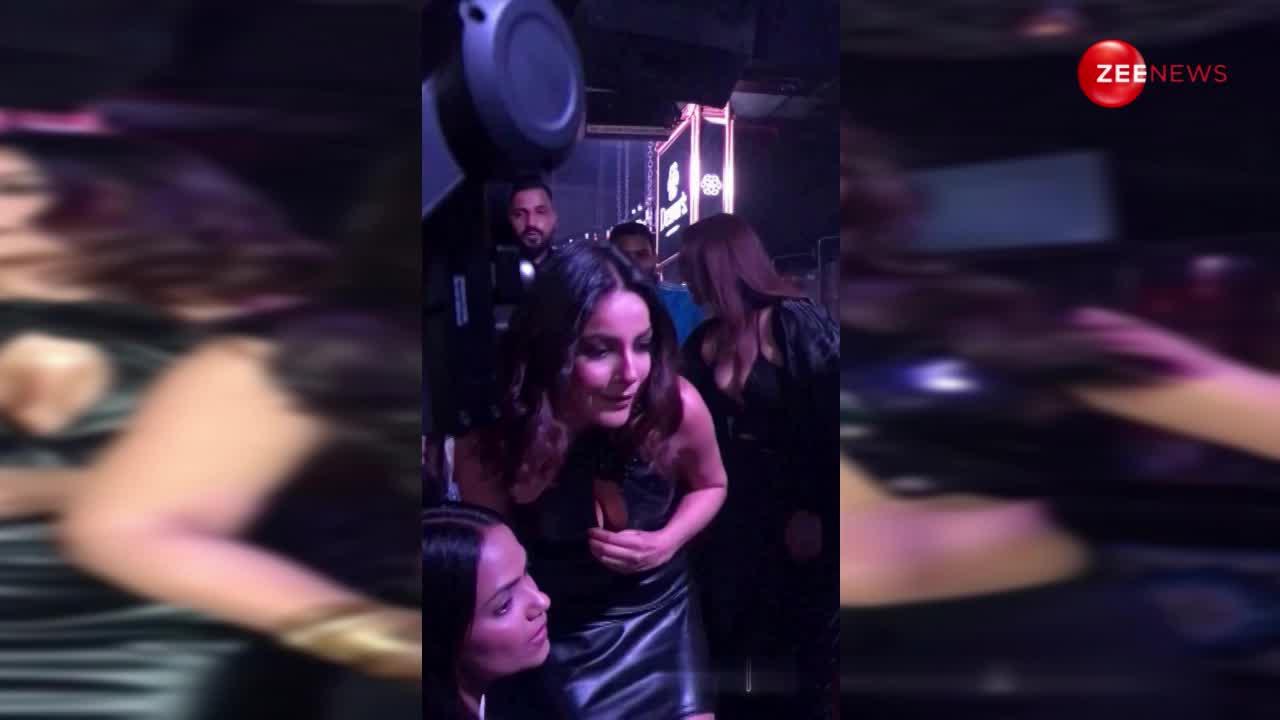 shehnaaz gill faces oops moment in revealing dress pulled out from ...