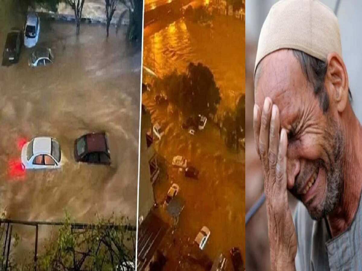 Libya floods: Drone images sattelite images Derna in ruins after deadly ...