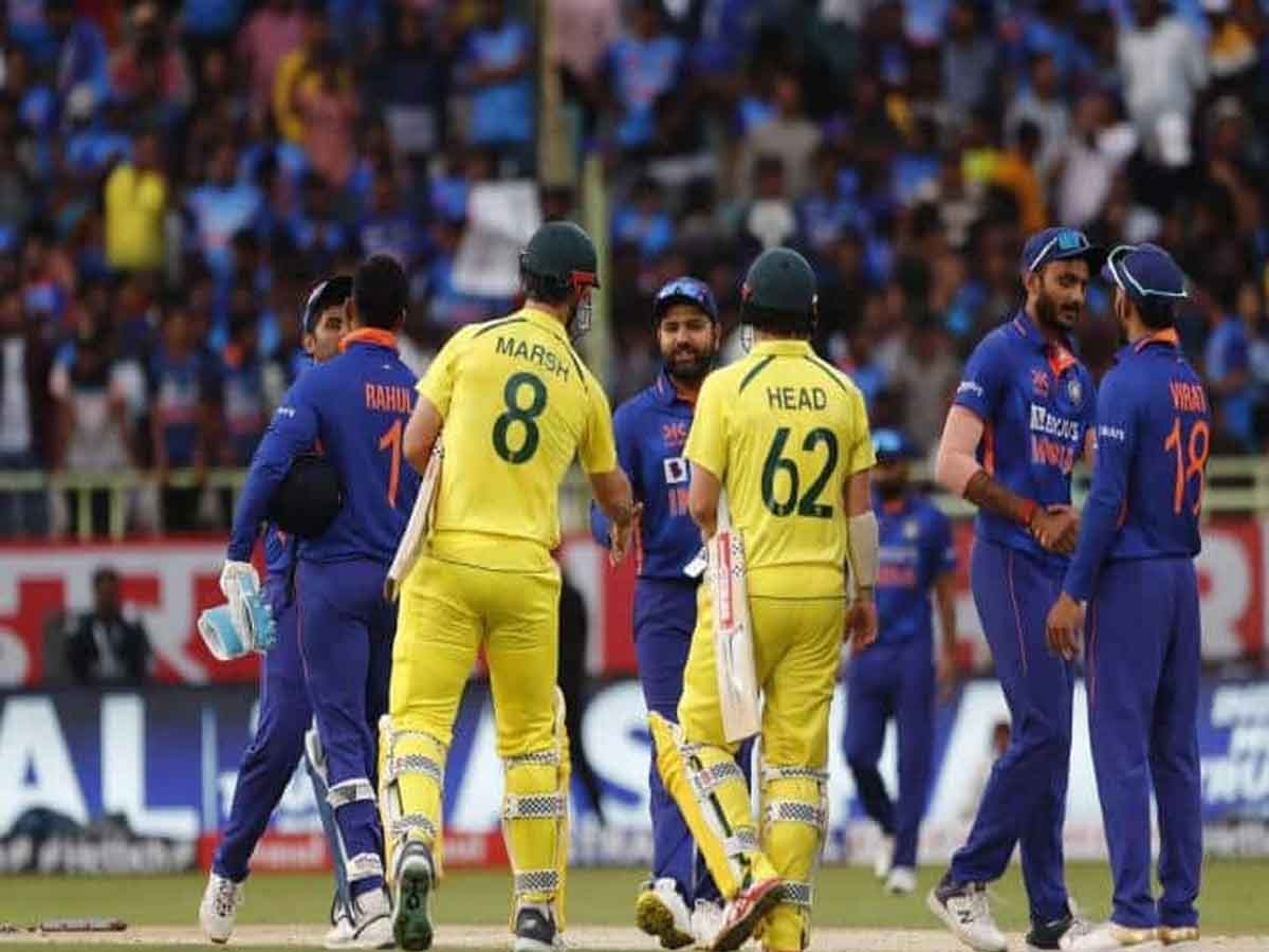 India vs Australia Indore odi match holkar stedium weather department alert issued Heavy Rain ...