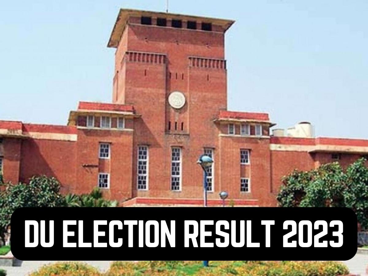 DUSU election results 2023 ABVP won on three seats NSUI bags vice ...