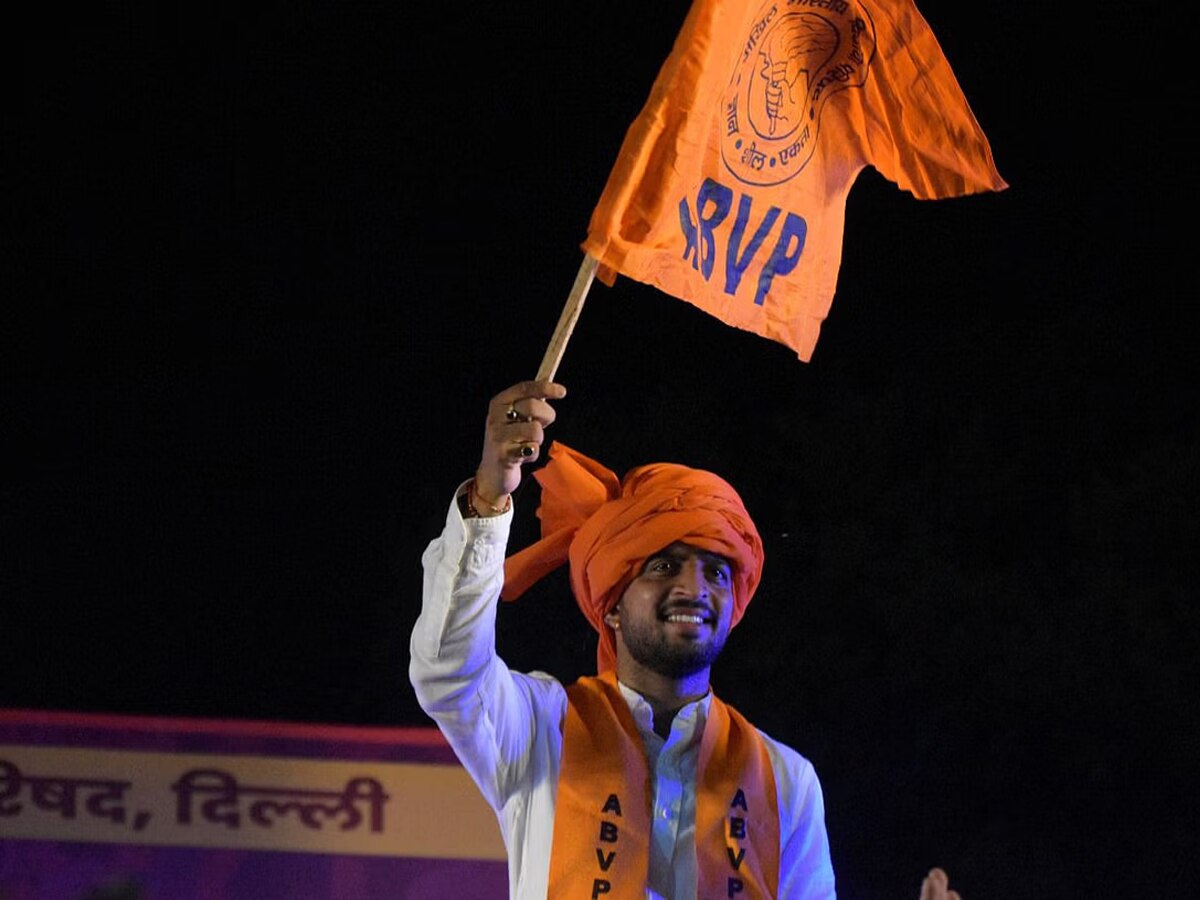 DUSU polls 2023 winners profiles Tushar Dedha Abhi Dahiya Aprajita ...