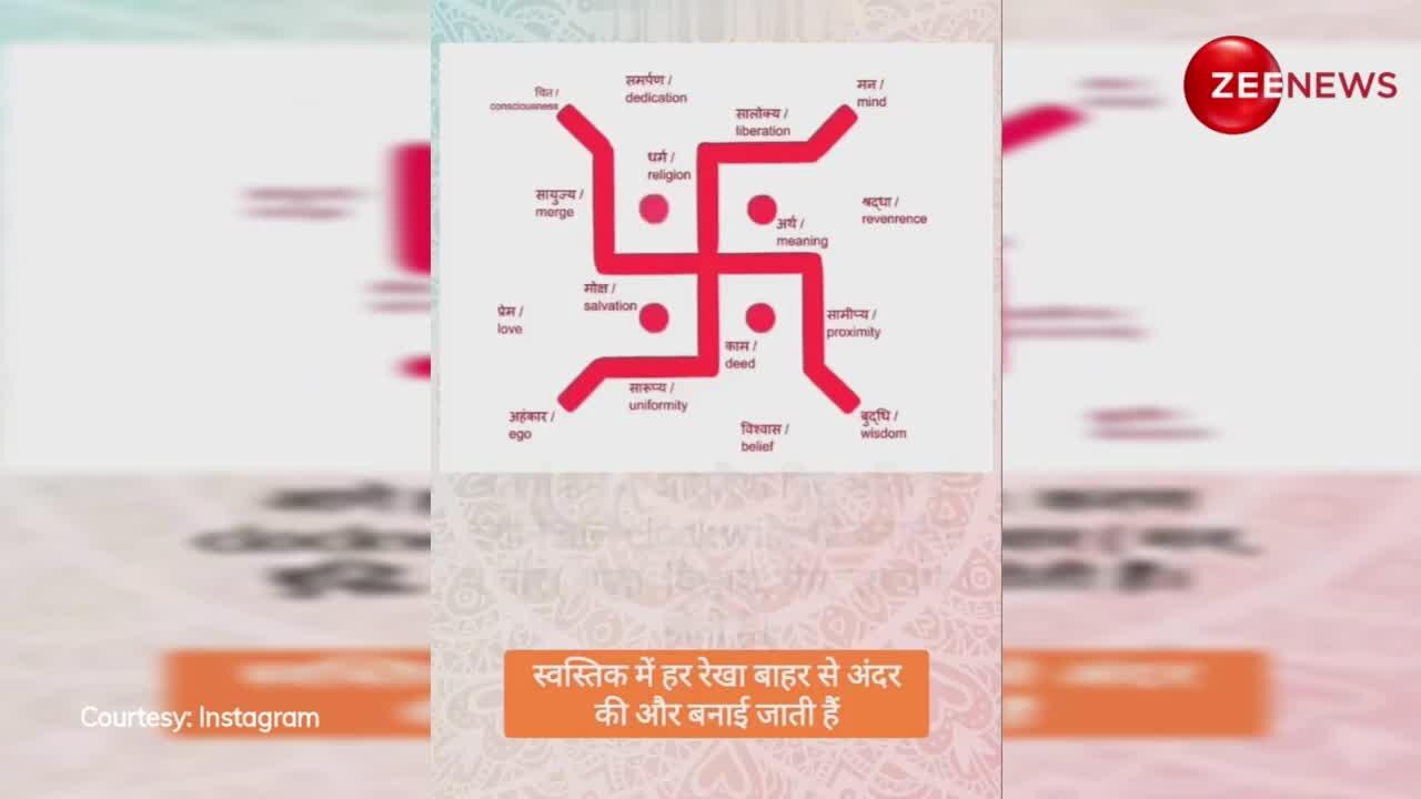 know waht is the correct method to make swastik in video | जानें आखिर ...