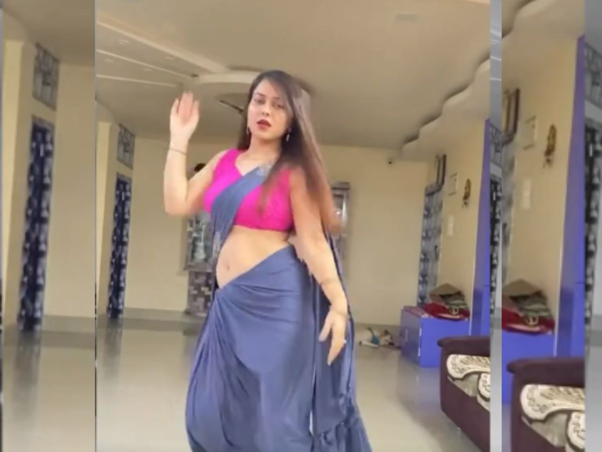 desi bhabhi dance video swayed her waist in such a way people went ...