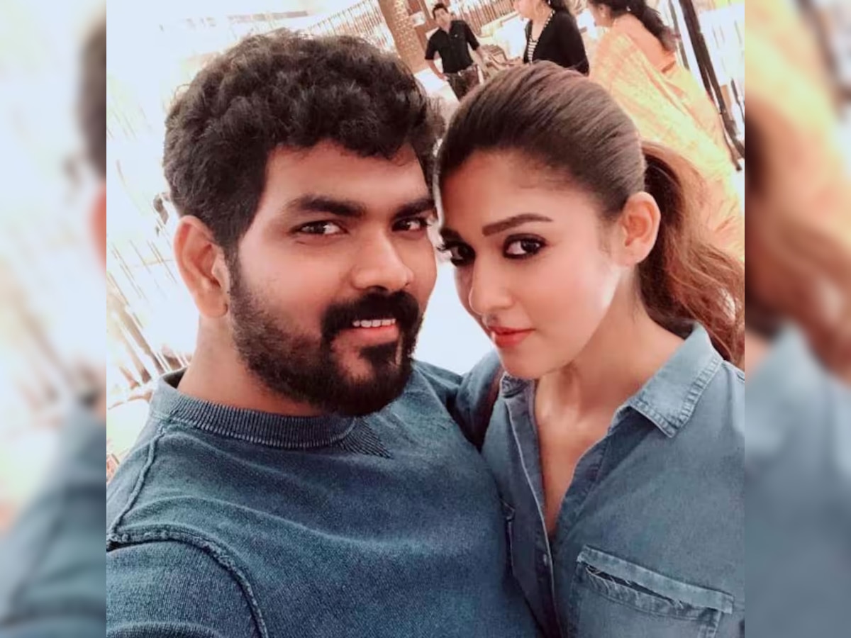 jawan actress nayanthara gets romantic with husband vignesh shivan ...