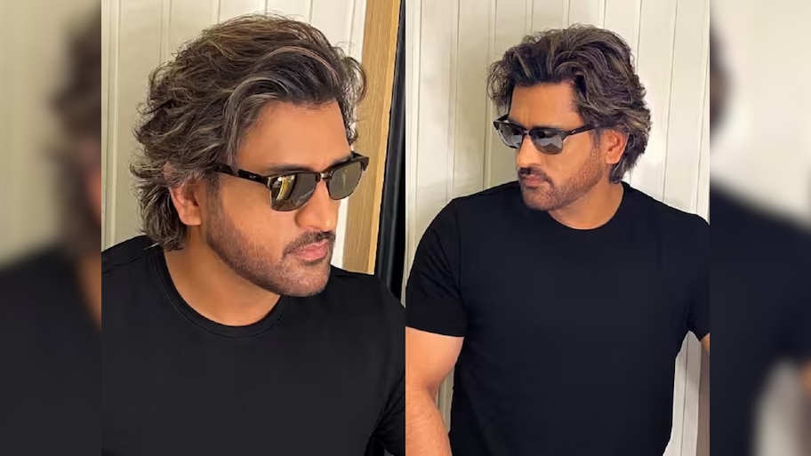 MS Dhoni New Look Mahi new look sets social media on fire picture goes ...