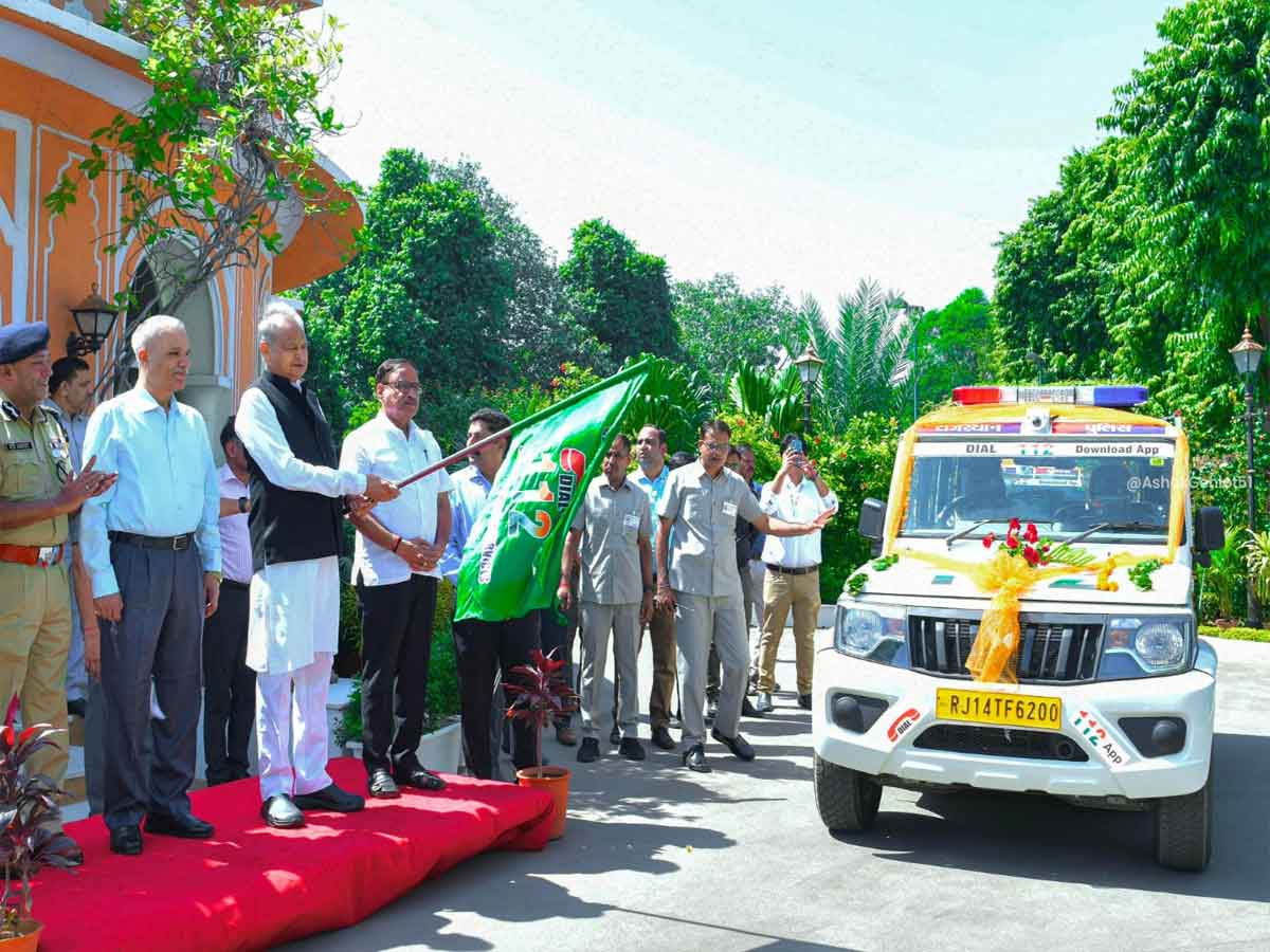 Rajasthan CM Gehlot strengthened hands of Rajasthan Police 100 new ...