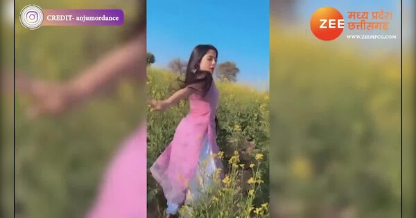 indian girl anju mor dance viral video hariyanvi song dunali chle tha ...