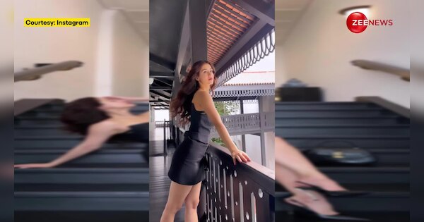 backless disha patani made fans crazy in off shoulder black dress cleavage visible | Disha ...