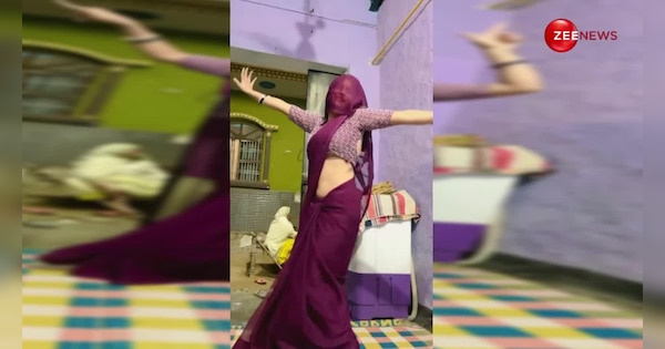 desi bhabhi bold dance moves in saree on mile jo tere naina jumped on ...