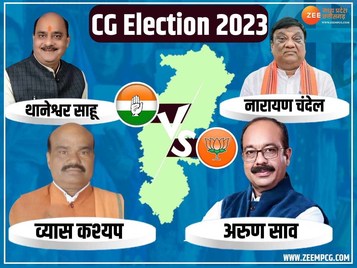 cg election 2023 janjgir champa narayan chandel vs vyas kashyap and ...