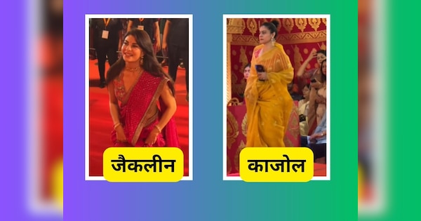Jacqueline Fernandez and Kajol Sizzles in Saree Traditional Look In ...