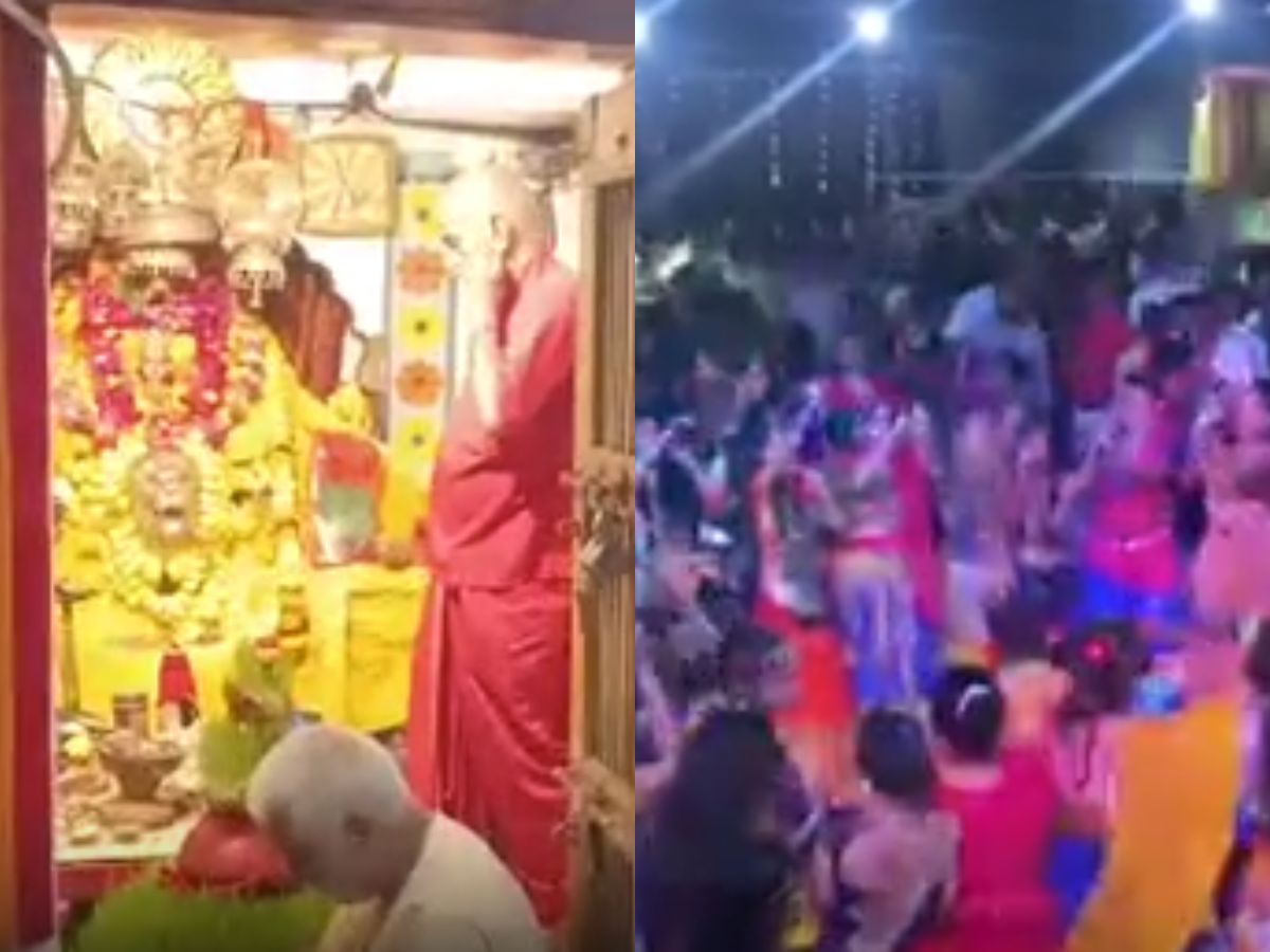 Pratapgarh news Devotees flock temples Ashtami long queues formed ...