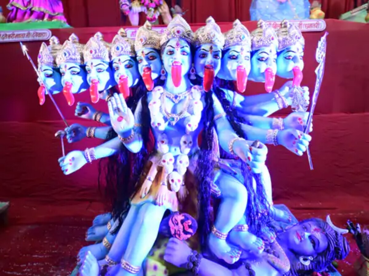 Shardiya Navratri 251 Devi Swaroop In One Durga Pandal Baihar Balaghat ...