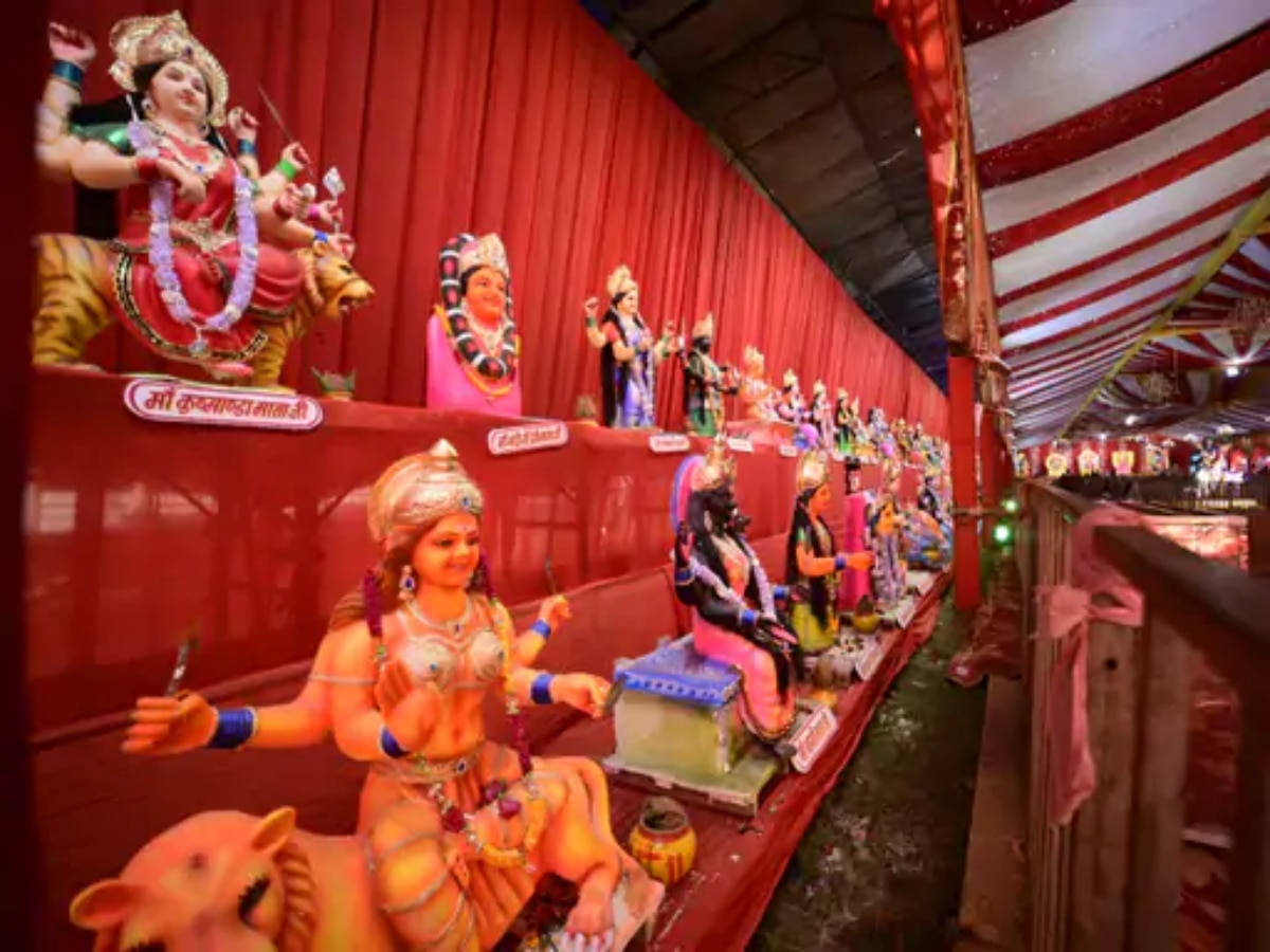 Shardiya Navratri 251 Devi Swaroop In One Durga Pandal Baihar Balaghat ...