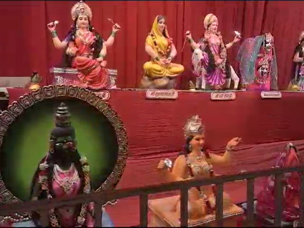 Shardiya Navratri 251 Devi Swaroop In One Durga Pandal Baihar Balaghat ...