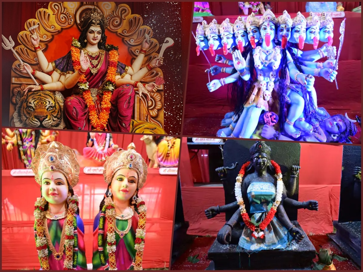 Shardiya Navratri 251 Devi Swaroop In One Durga Pandal Baihar Balaghat ...