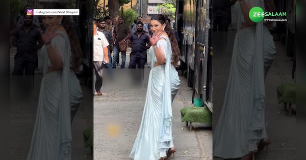 Gauhar Khan Oops Moment Video saved herself from falling on her face ...