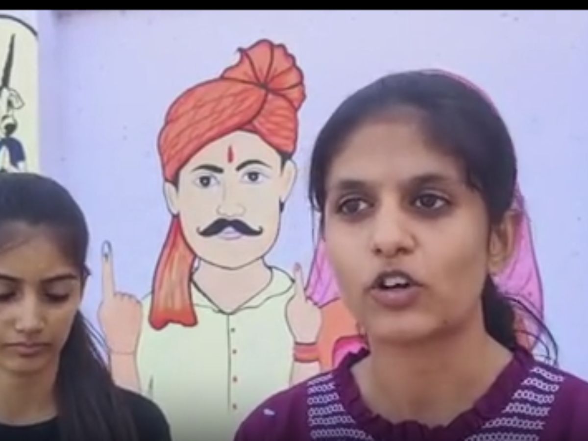 Churu Daughters created awareness among people about voting through ...