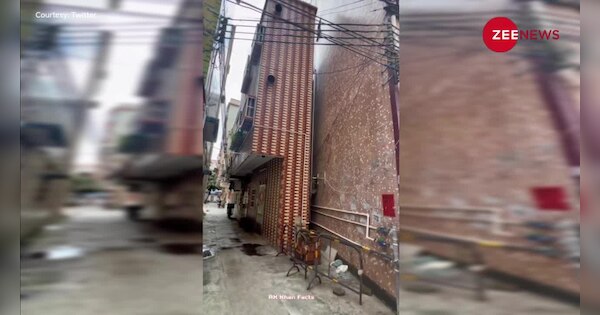 engineer built 3 story house in 4 feet netizens says bhukamp ko ghar ki ...
