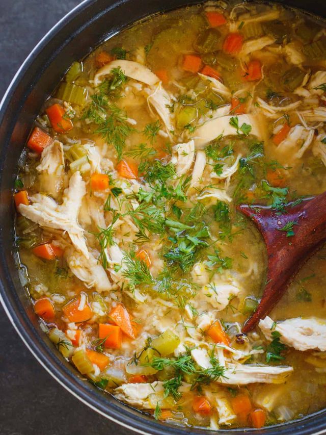Benefits of Chicken soup for Glow Skin care to strong immune system in ...