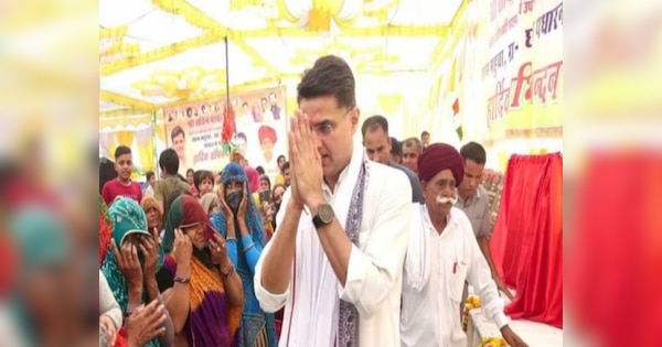 Rajasthan Election Sachin Pilot seen eating food with tonk villagers ...