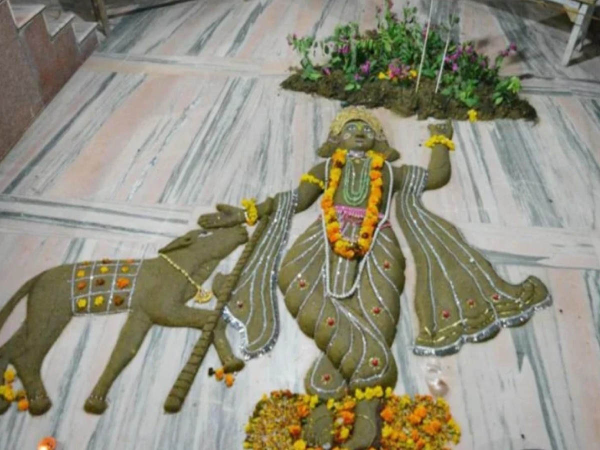 govardhan puja rangoli design why celebrated govardhan puja date shubh ...