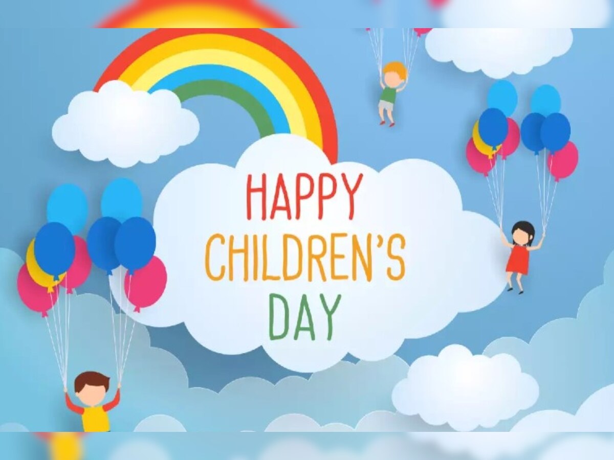 Happy Childrens Day 14 november image photo message wishes whatsapp status for children | Happy ...