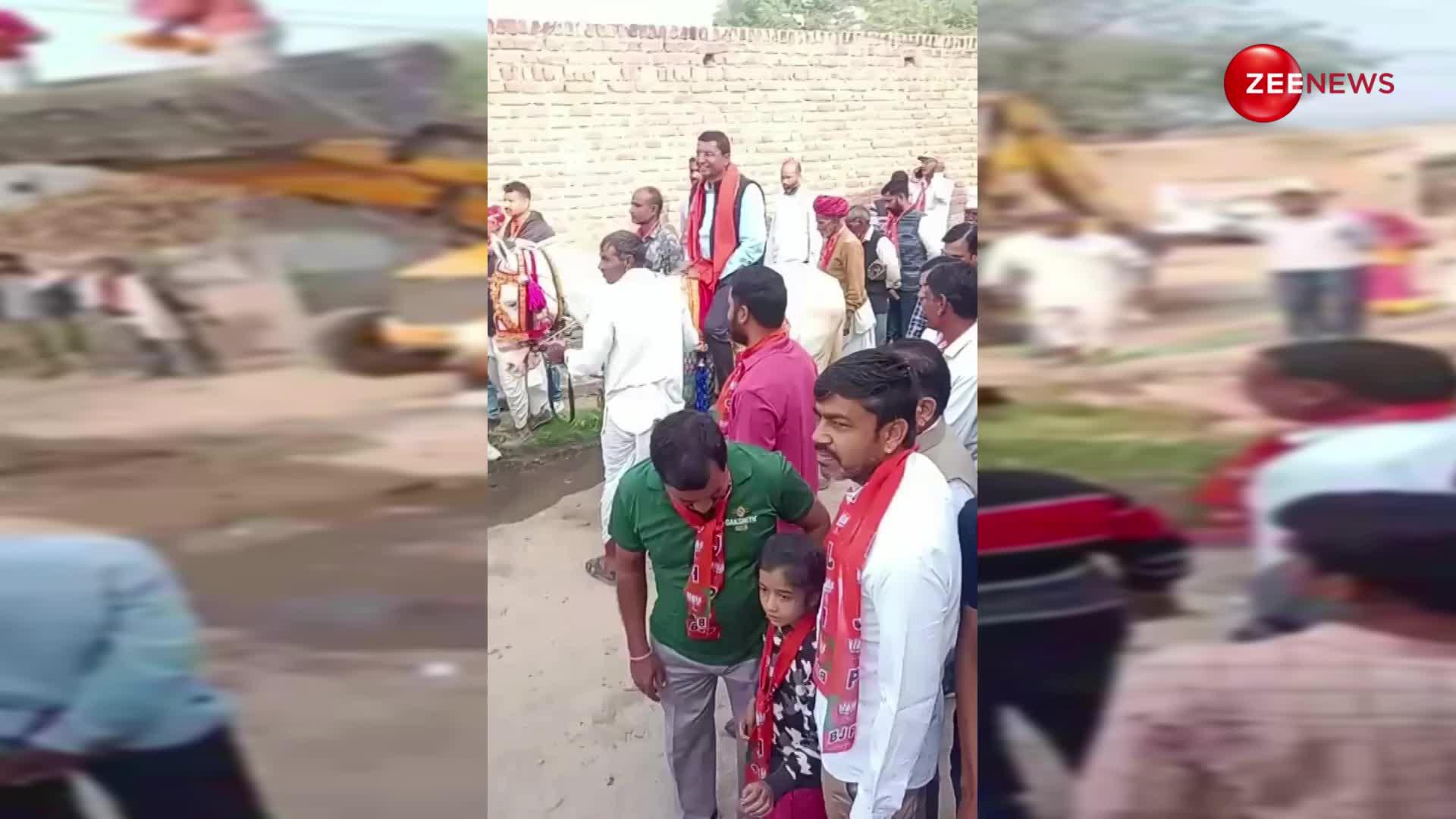 Netaji went out riding a mare for election campaign then the mare foot ...