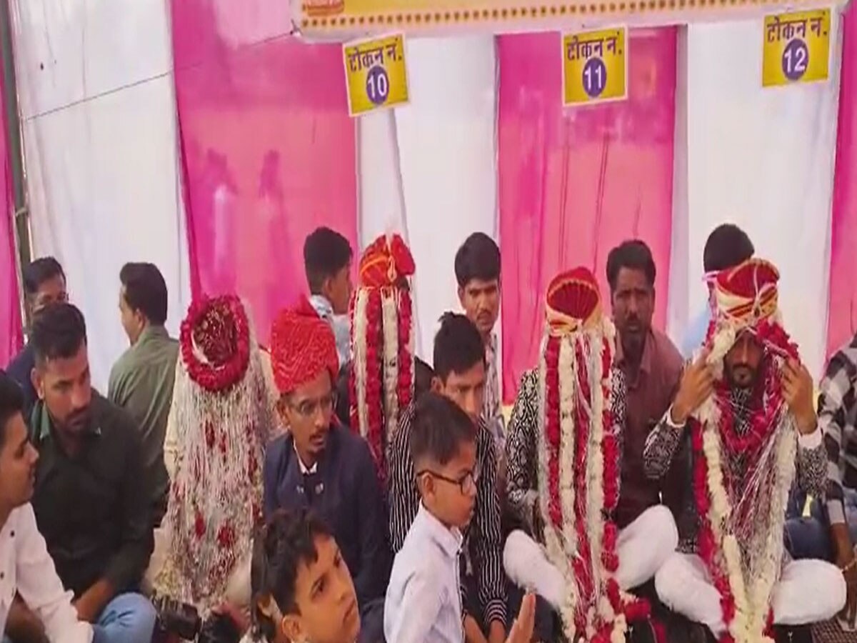 Makrana News 23 couples got married together on behalf of Muslim Teli ...