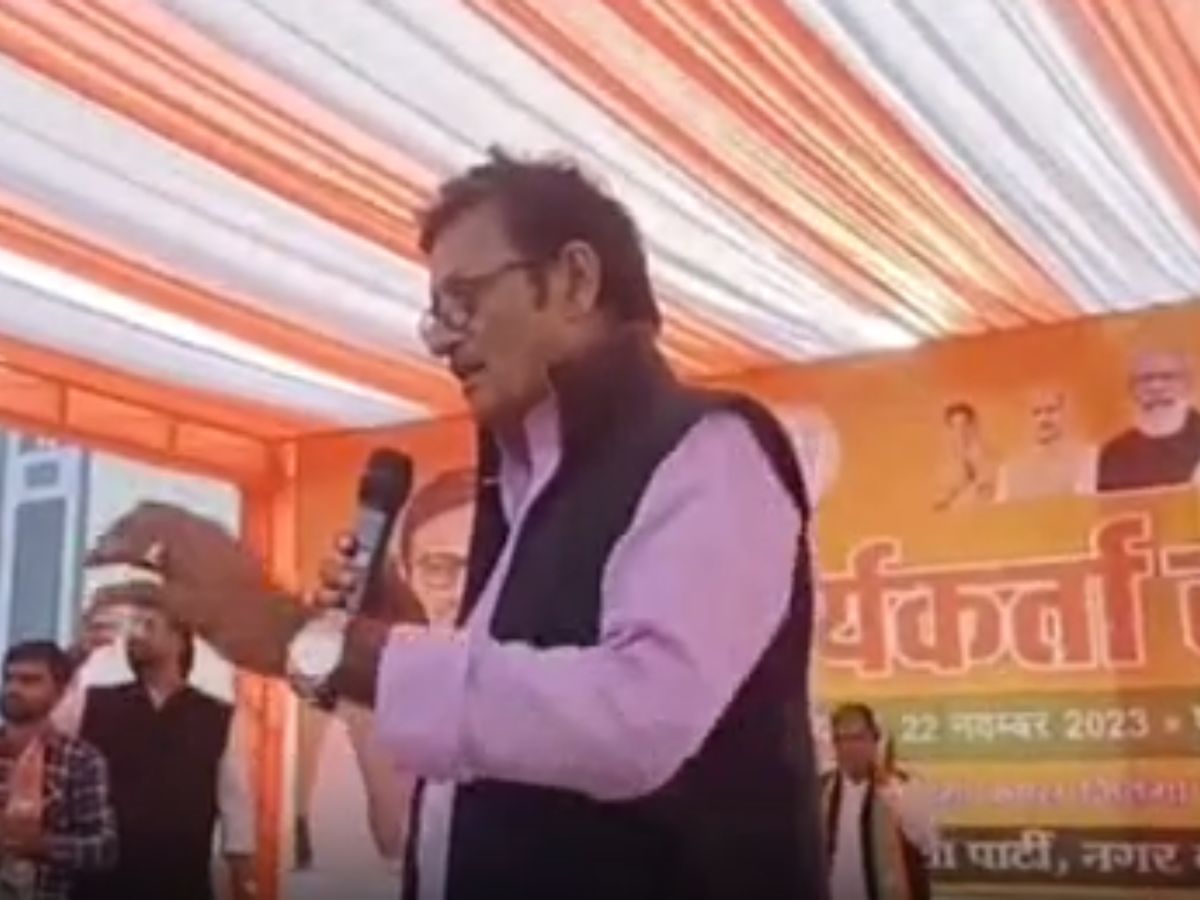 Rajasthan election 2023 Rajendra Rathod held public meeting in support ...