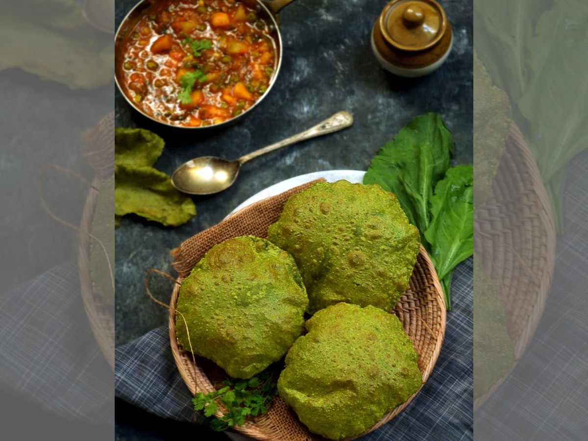 food how to make palak puri recipe benefits of spinach breakfast ideas ...