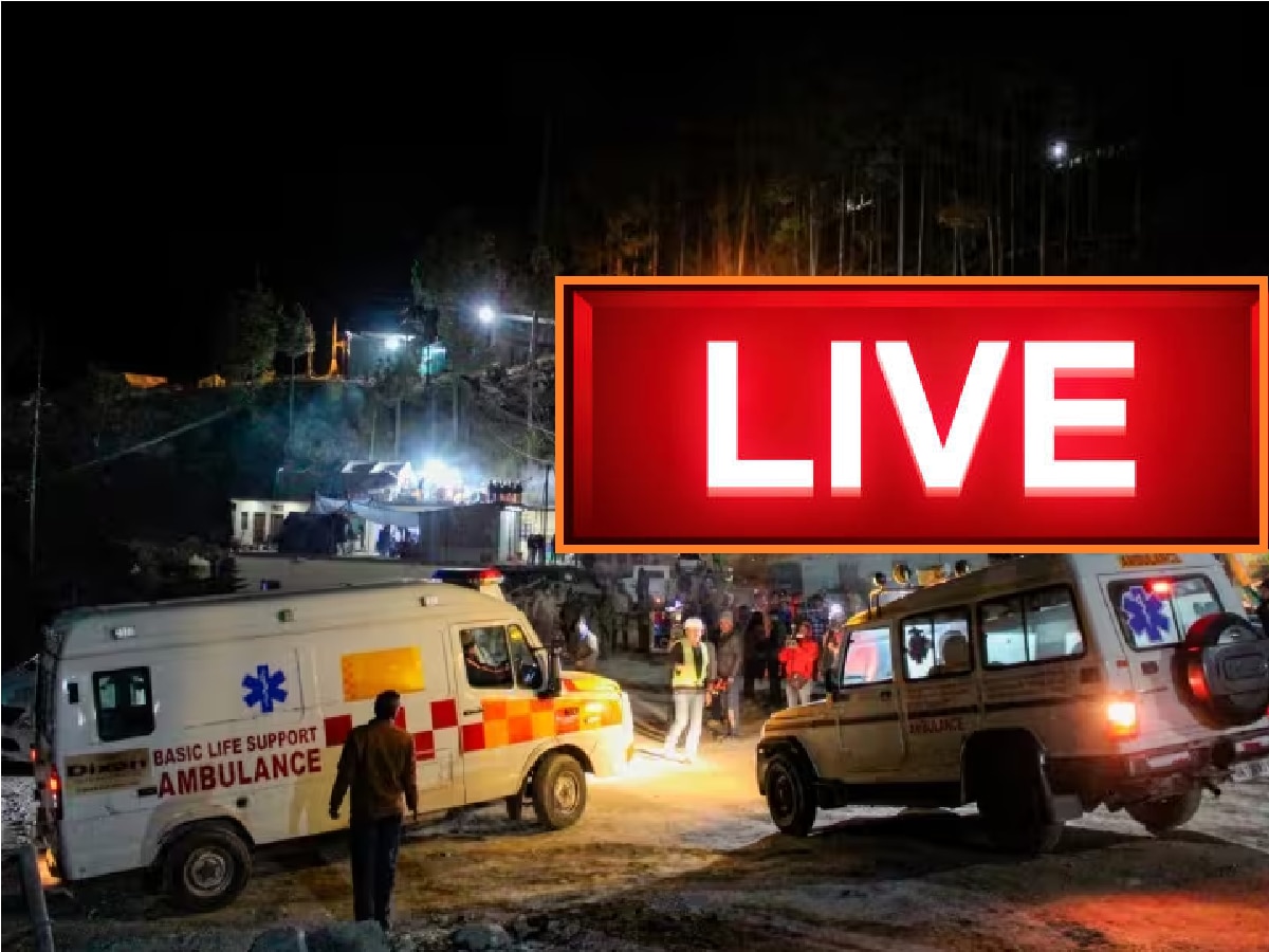 Uttarkashi tunnel collapse rescue operation in silkyara live news day ...