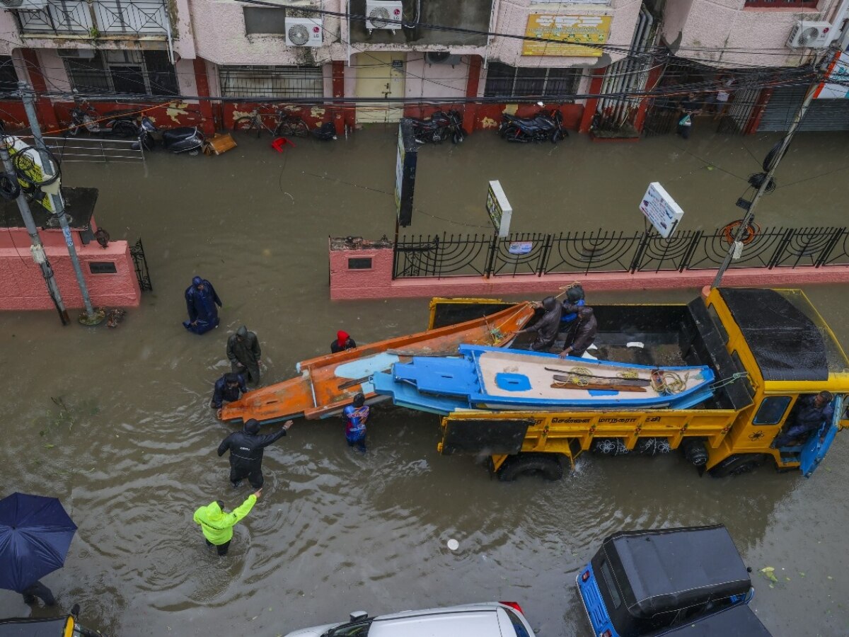 Cyclone Michaung Andhra braces for storm morning impact heavy rain continues in Chennai 5 dead ...
