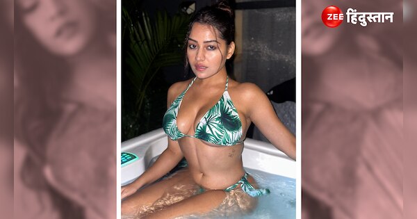 simran kaur stunning look in short dress instagram bold pose video went viral | Simran Kaur बेहद ...