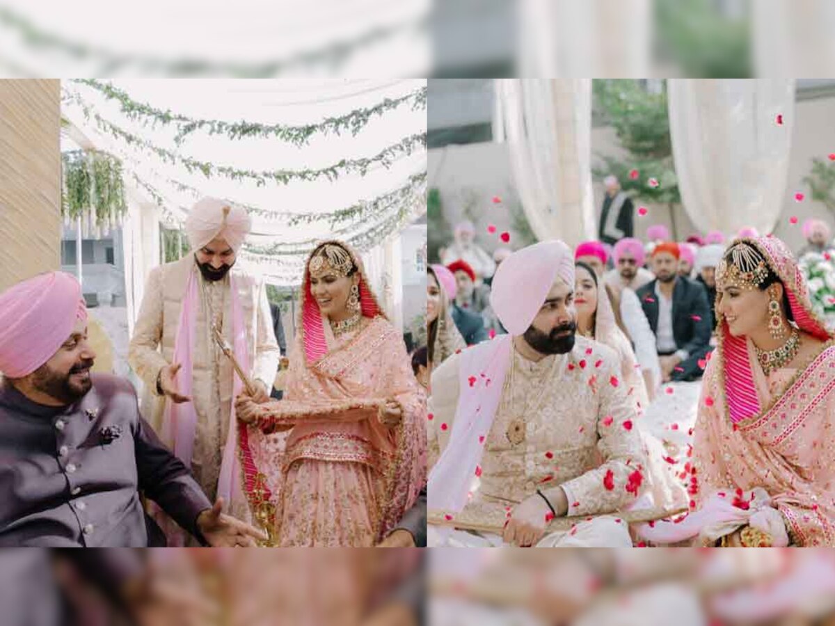 Navjot singh sidhu son marriage karan singh sidhu tie know with inayat ...