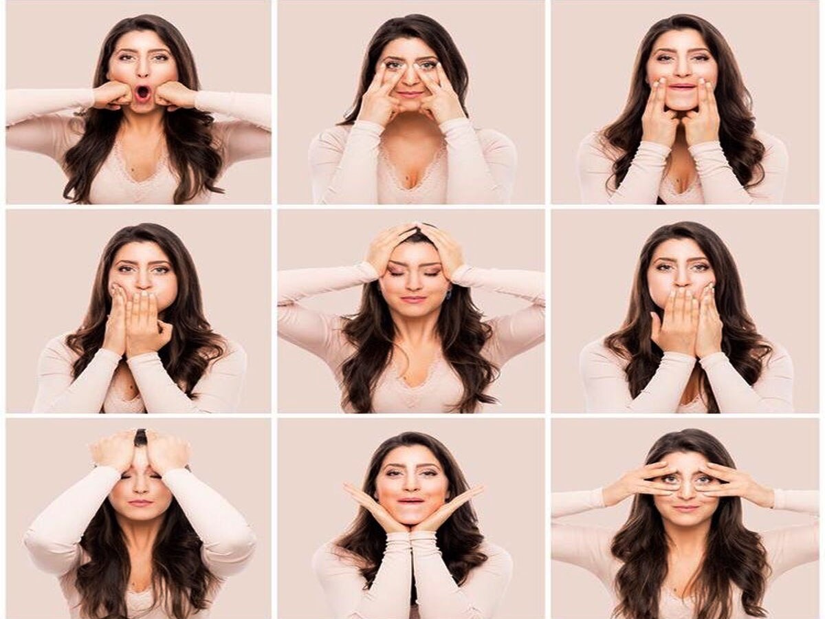 Double Chin Facial Fat Easy Removal exercises Lion Fish Facial Yoga ...